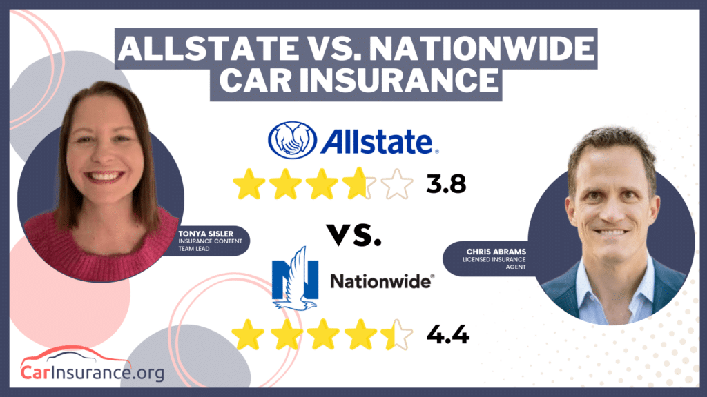 Allstate vs. Nationwide Car Insurance for 2025 [Which is Better ...