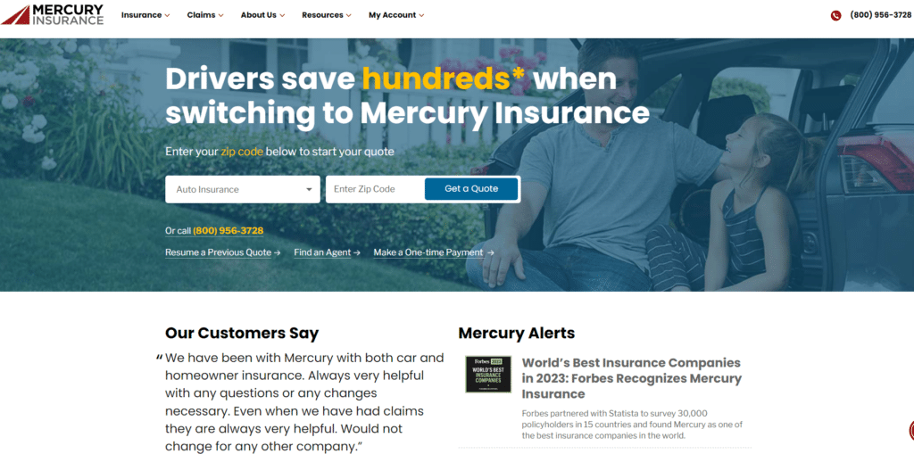 Mercury Car Insurance Review for 2025 [See Rates & Customer Reviews ...