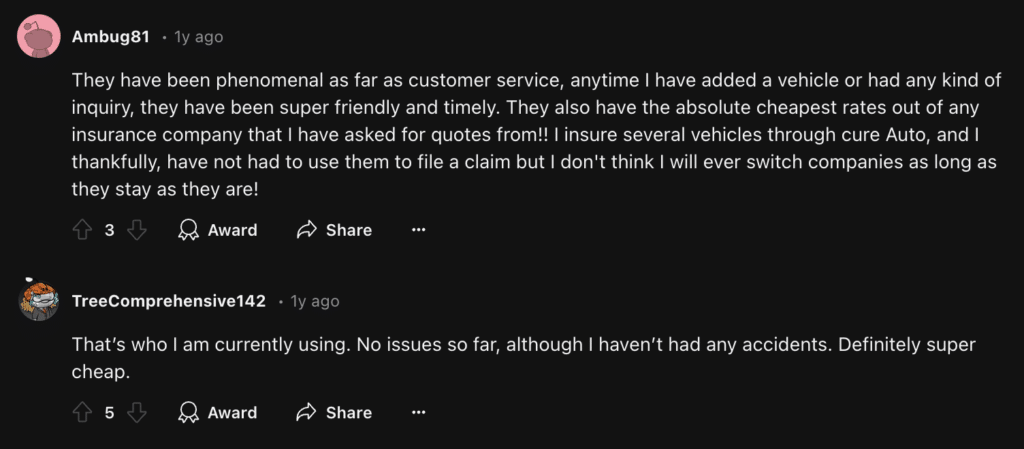 CURE Car Insurance Review for 2025 [See if They’re a Good Fit ...